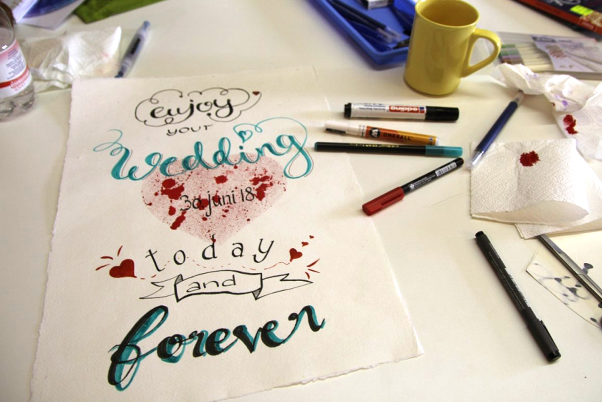 Handlettering & Calligraffiti Workshop in Hannover – BeNeR1 Graffiti Kunst