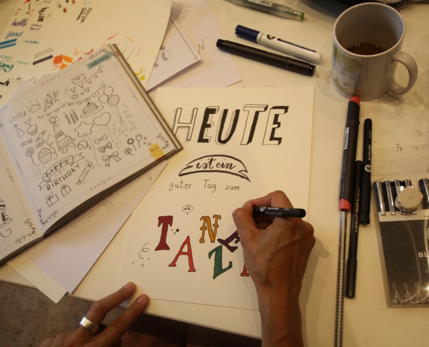 Kalligraphie und Handlettering Workshop Sommer 2019 – BeNeR1 Graffiti Kunst