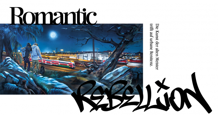 Solo-Ausstellung „Romantic Rebellion“ – BeNeR1 Graffiti Kunst